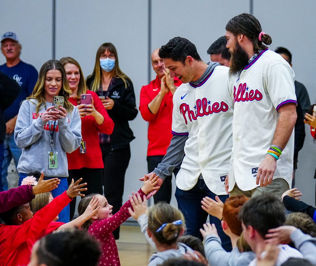 Phillies Winter Tour: Phanatic About Reading School Assembly ...