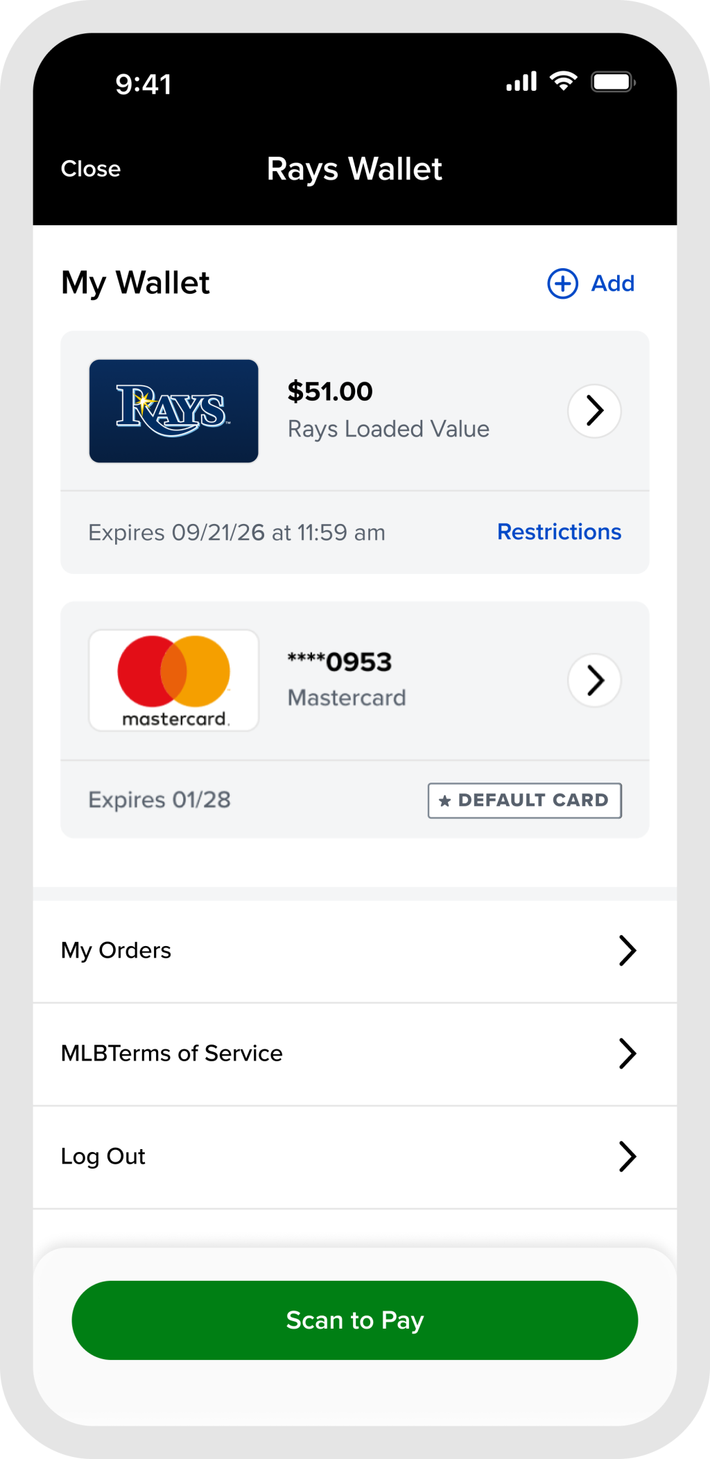 Rays Wallet | Tampa Bay Rays