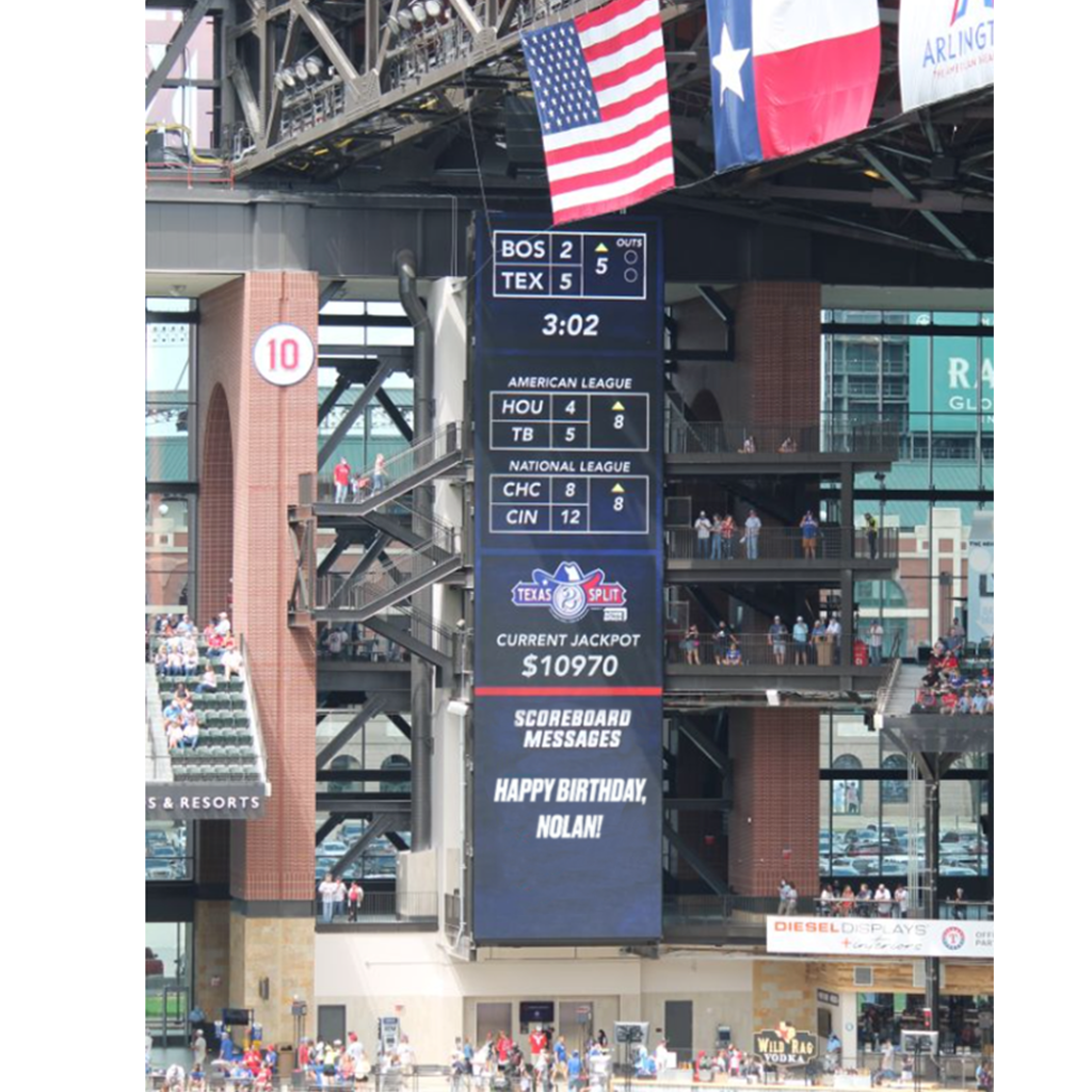 Scoreboard Messages | Texas Rangers