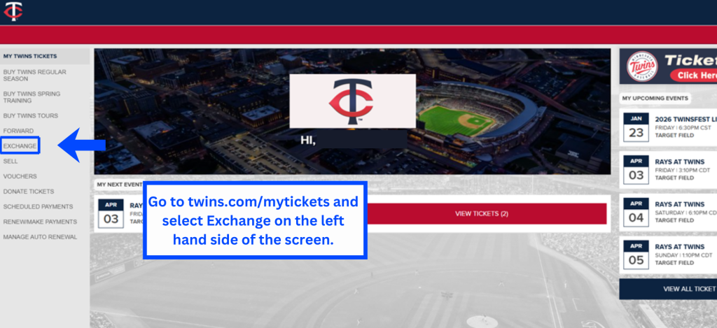 Ticket Exchanges | Minnesota Twins