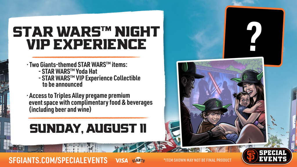 Star Wars™ Day VIP Experience | Special Event | San Francisco Giants