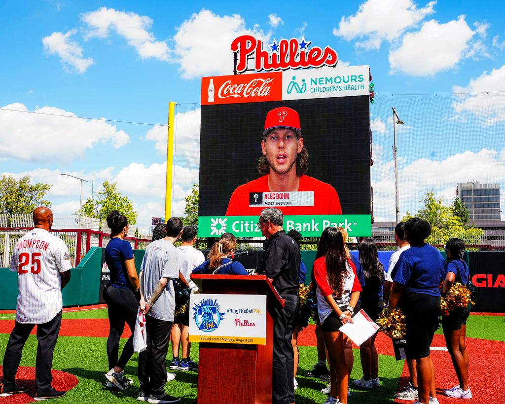 Phillies & School District of Philadelphia RingTheBell for New School ...