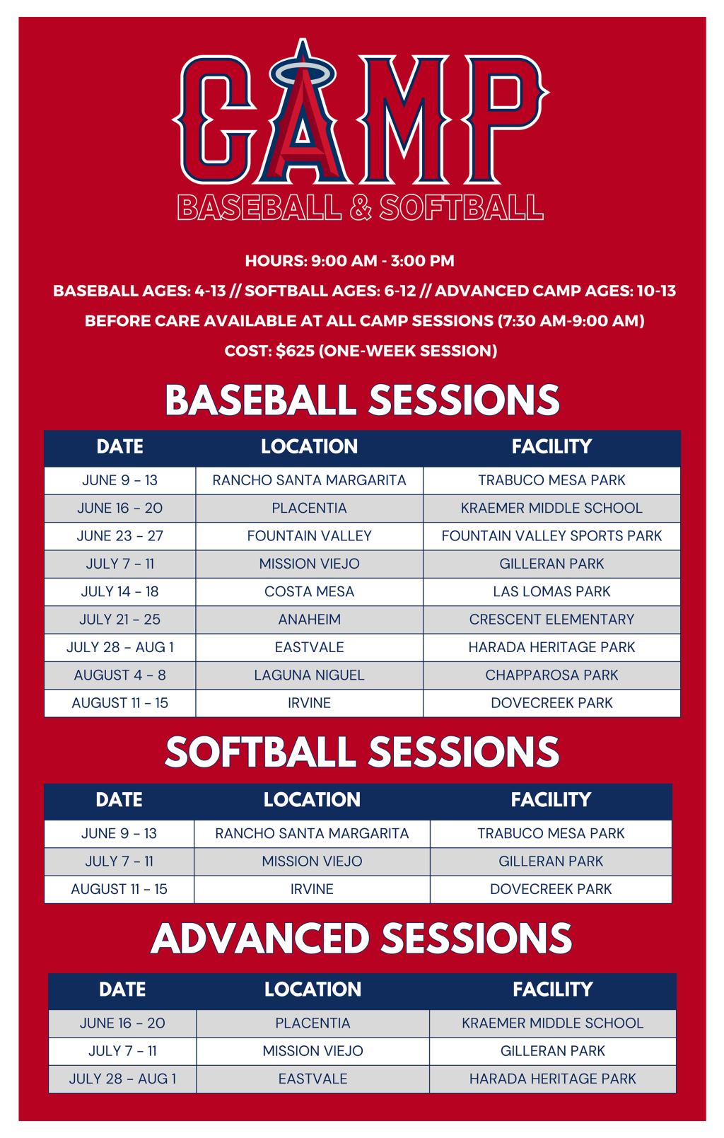 Angels Baseball & Softball Camps | Los Angeles Angels
