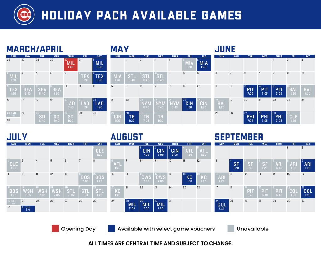 Cubs Holiday Pack | Chicago Cubs