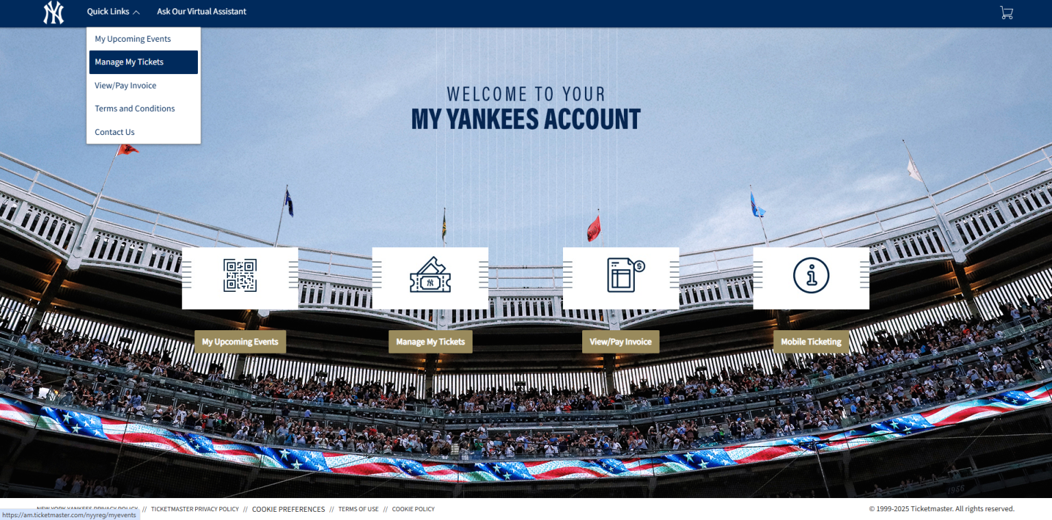 Future Game Ticket Exchange Program Process | New York Yankees