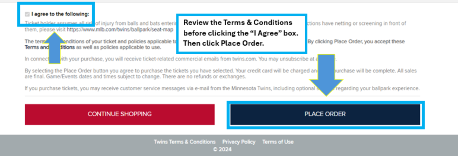Choice Membership on Desktop | Minnesota Twins