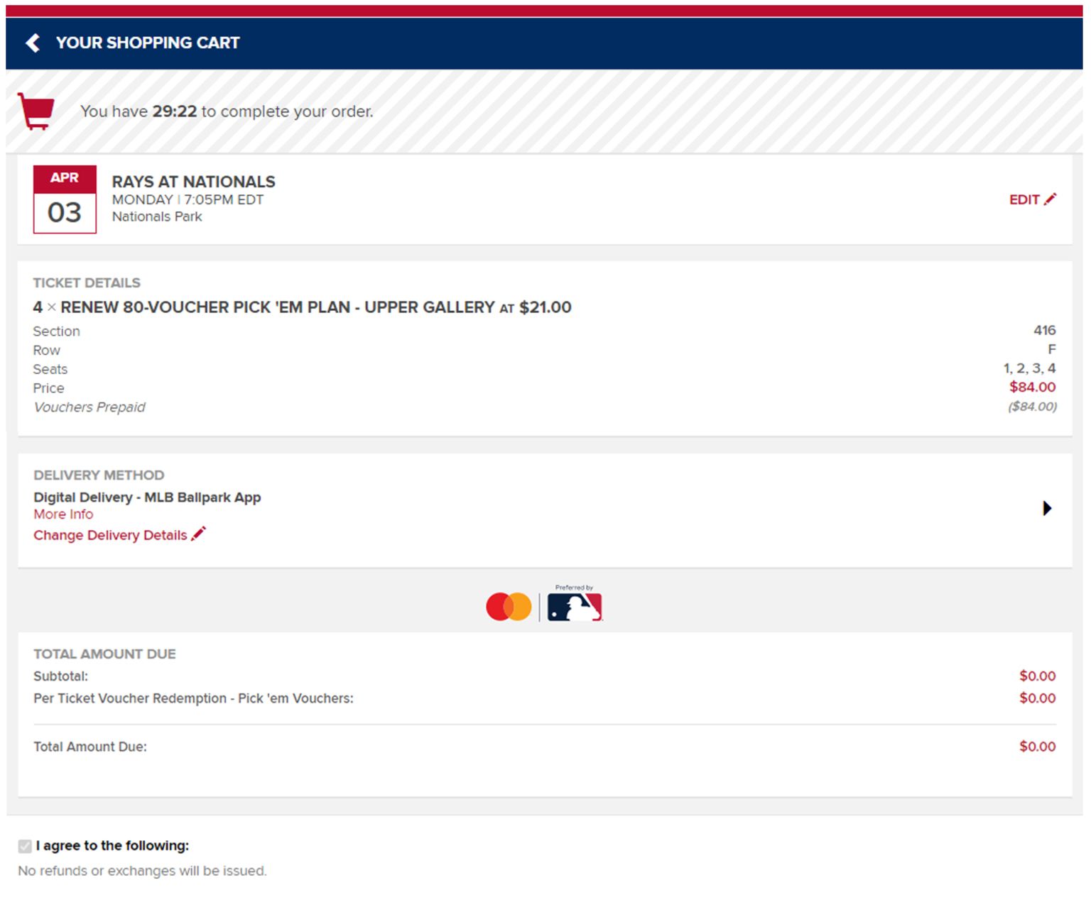 20-Ticket Pick ‘Em Plan | Washington Nationals