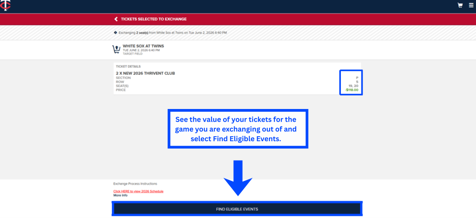 Ticket Exchanges | Minnesota Twins