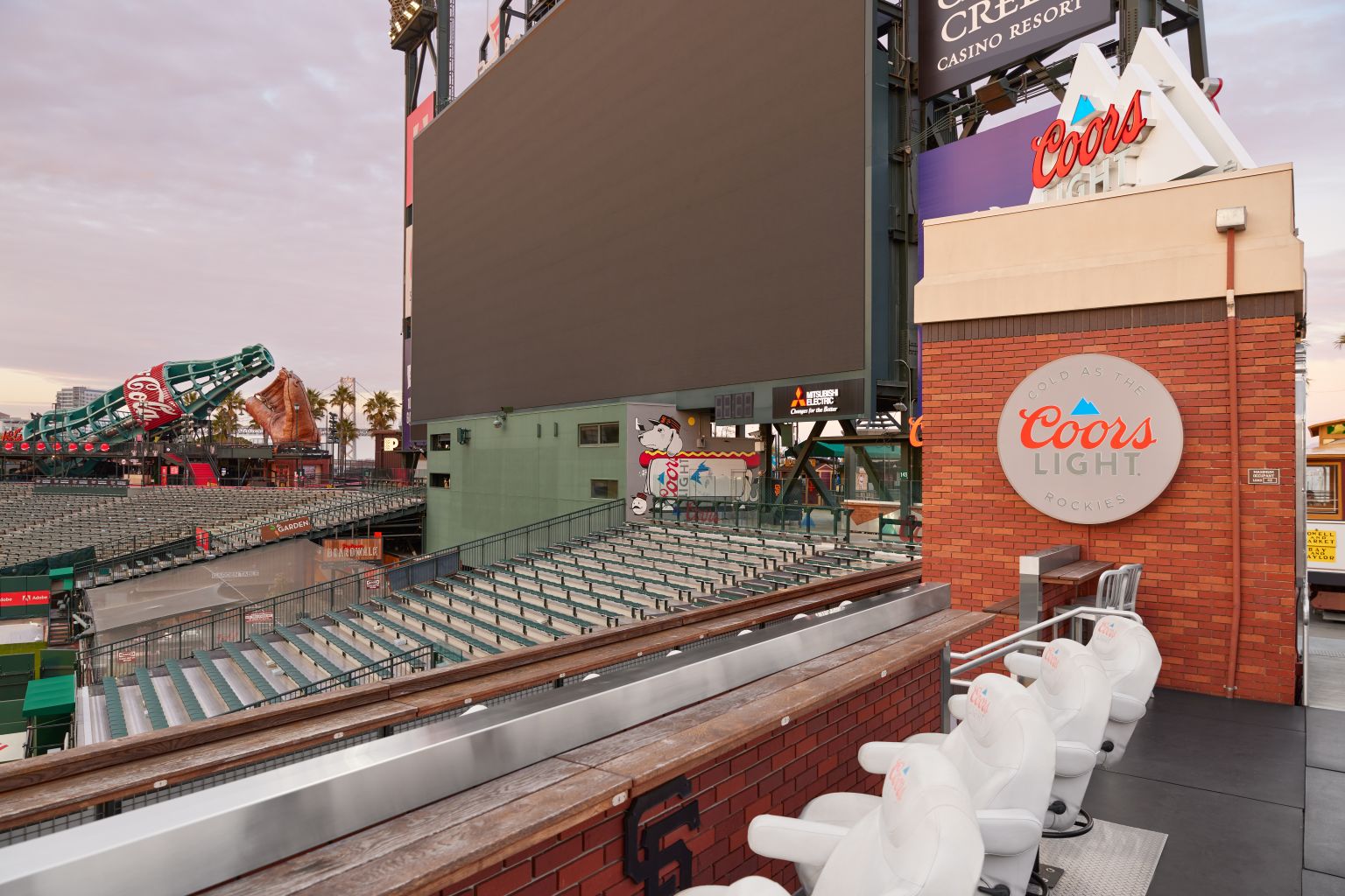 Groups & Hospitality Experiences | Coors Light Silver Bullpen Photos ...