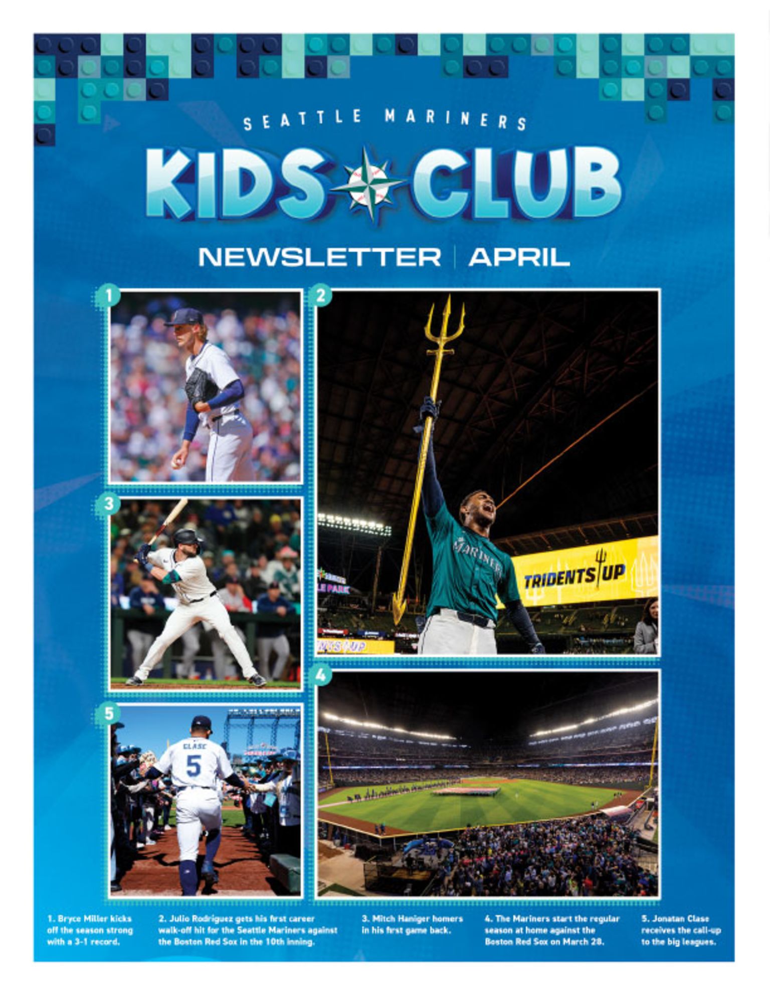 Mariners Kids Club Newsletter | Seattle Mariners