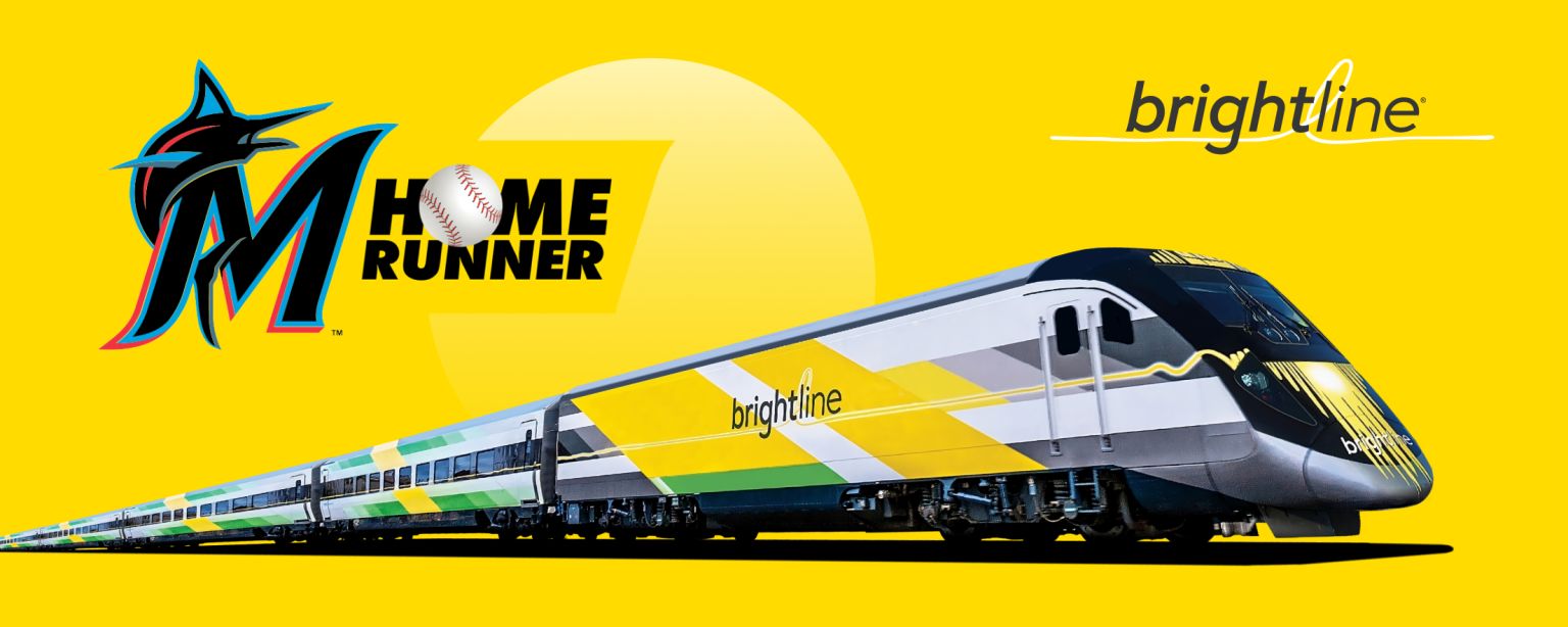 Brightline - HOME RUNNER Train | Miami Marlins