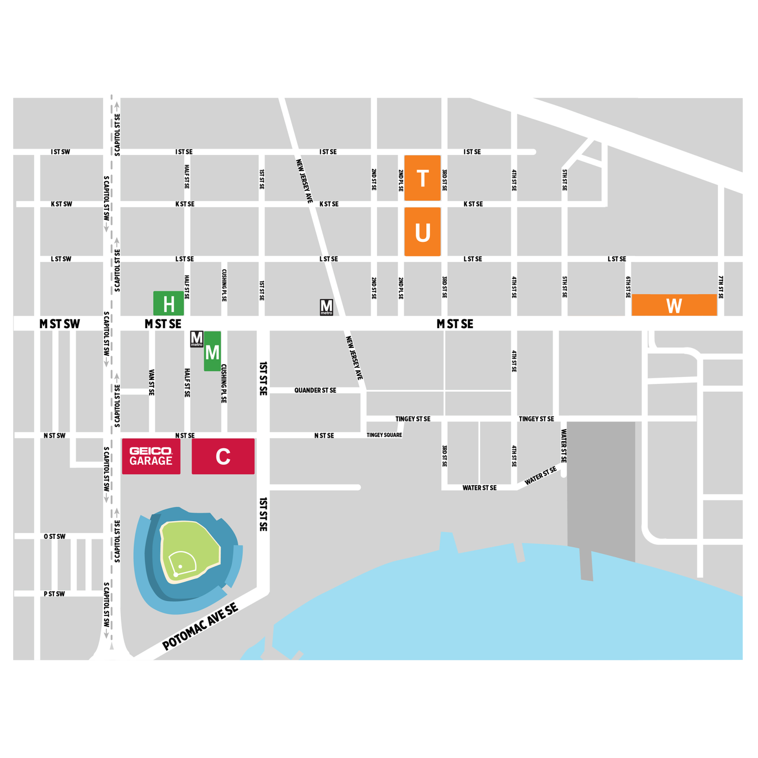 Where to Park at Nationals Park | Washington Nationals