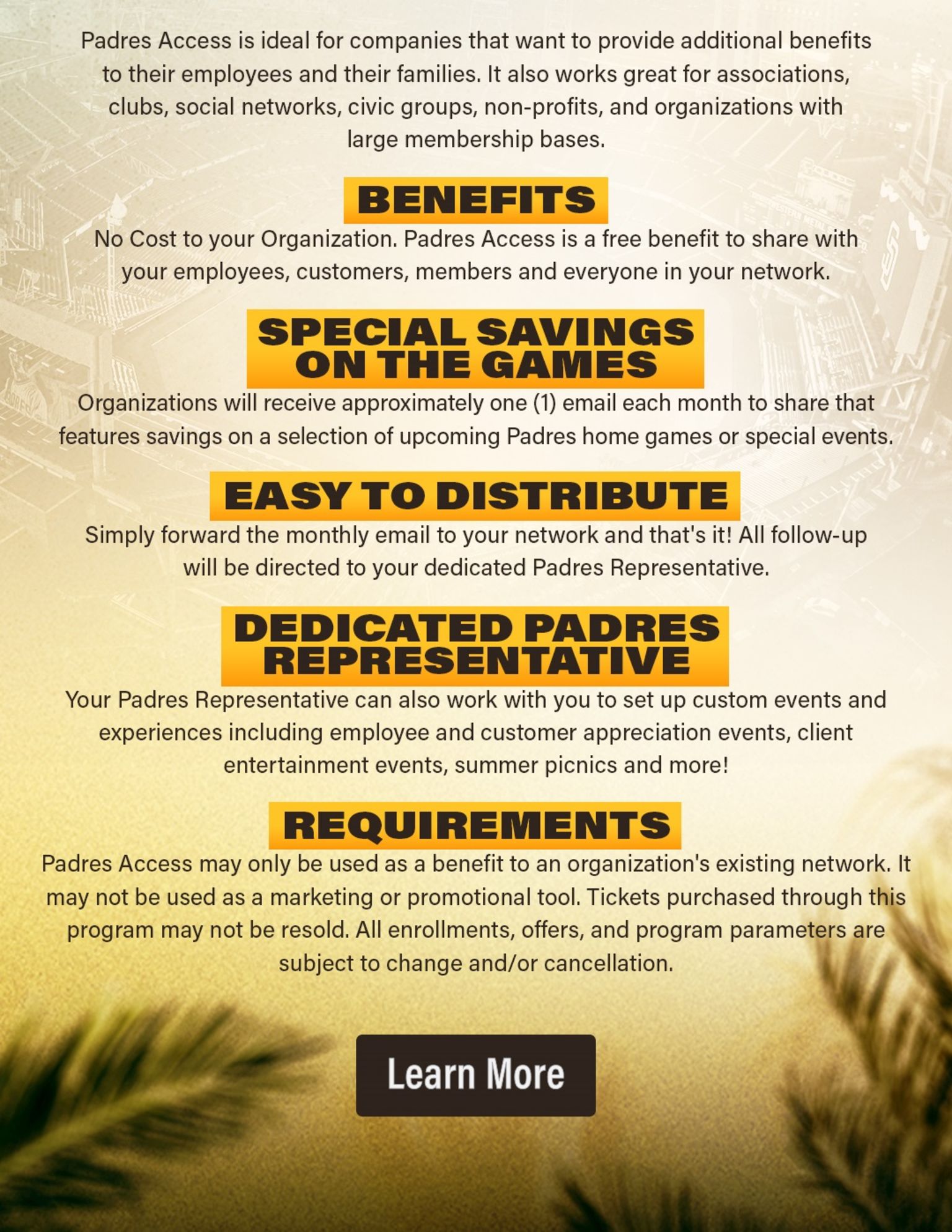 Padres Access | San Diego Padres