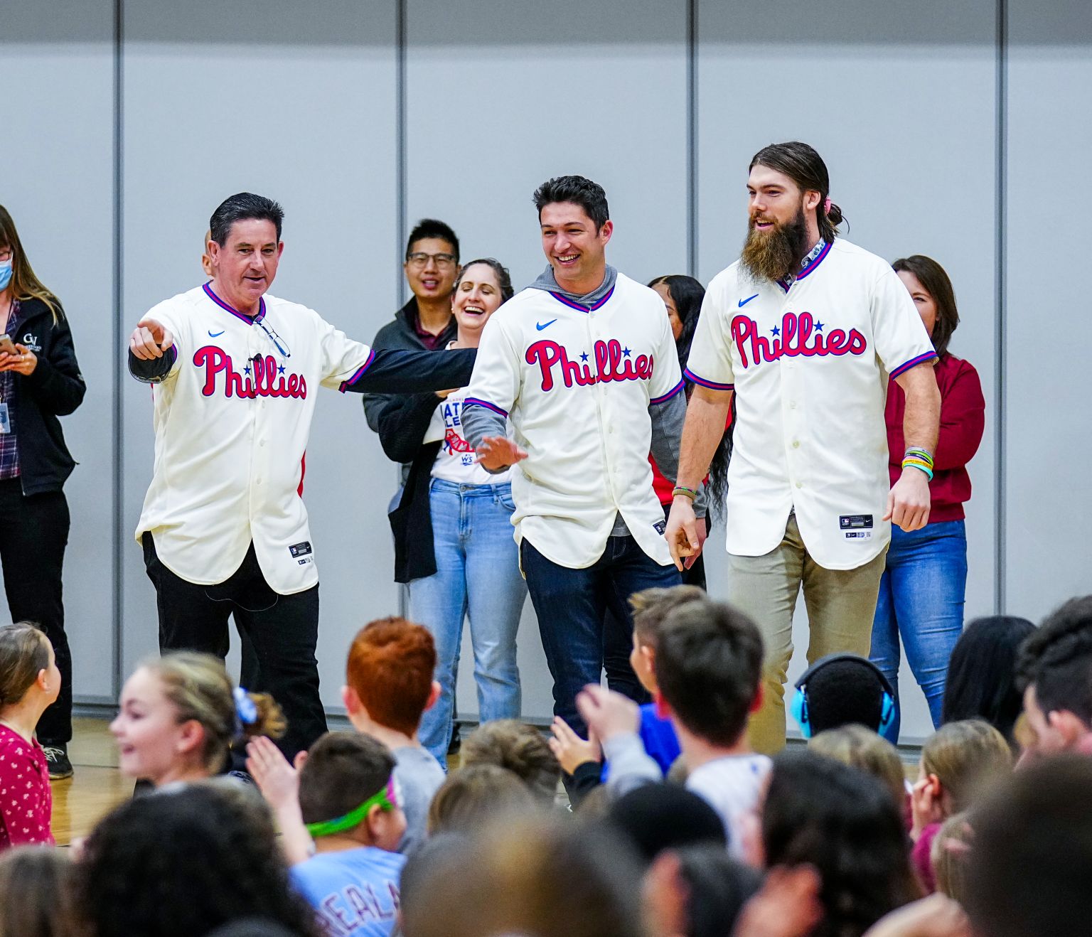 Phillies Winter Tour: Phanatic About Reading School Assembly ...