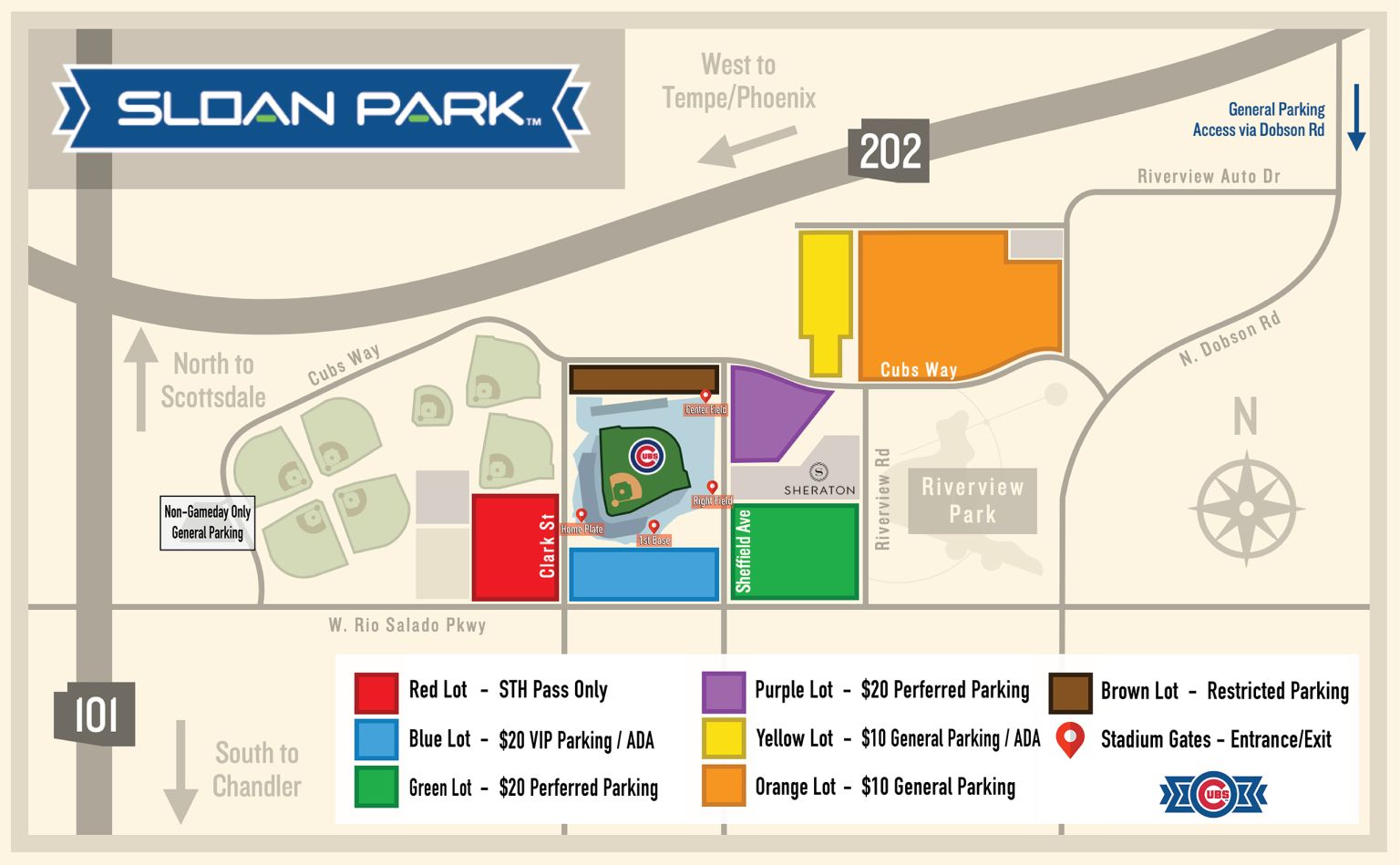 Transportation | Sloan Park | Chicago Cubs