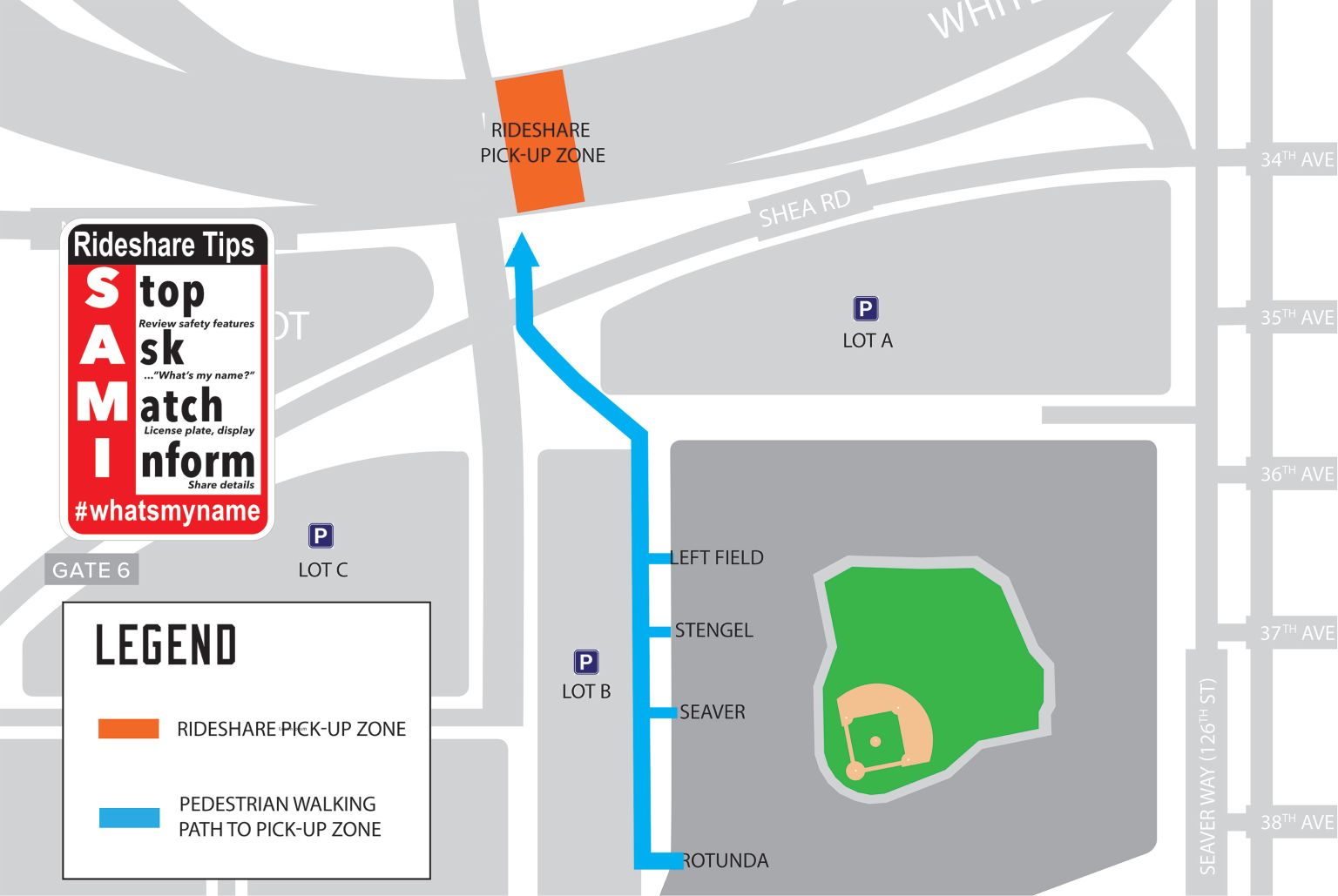 New York Mets | Citi Field Rideshare Information | New York Mets