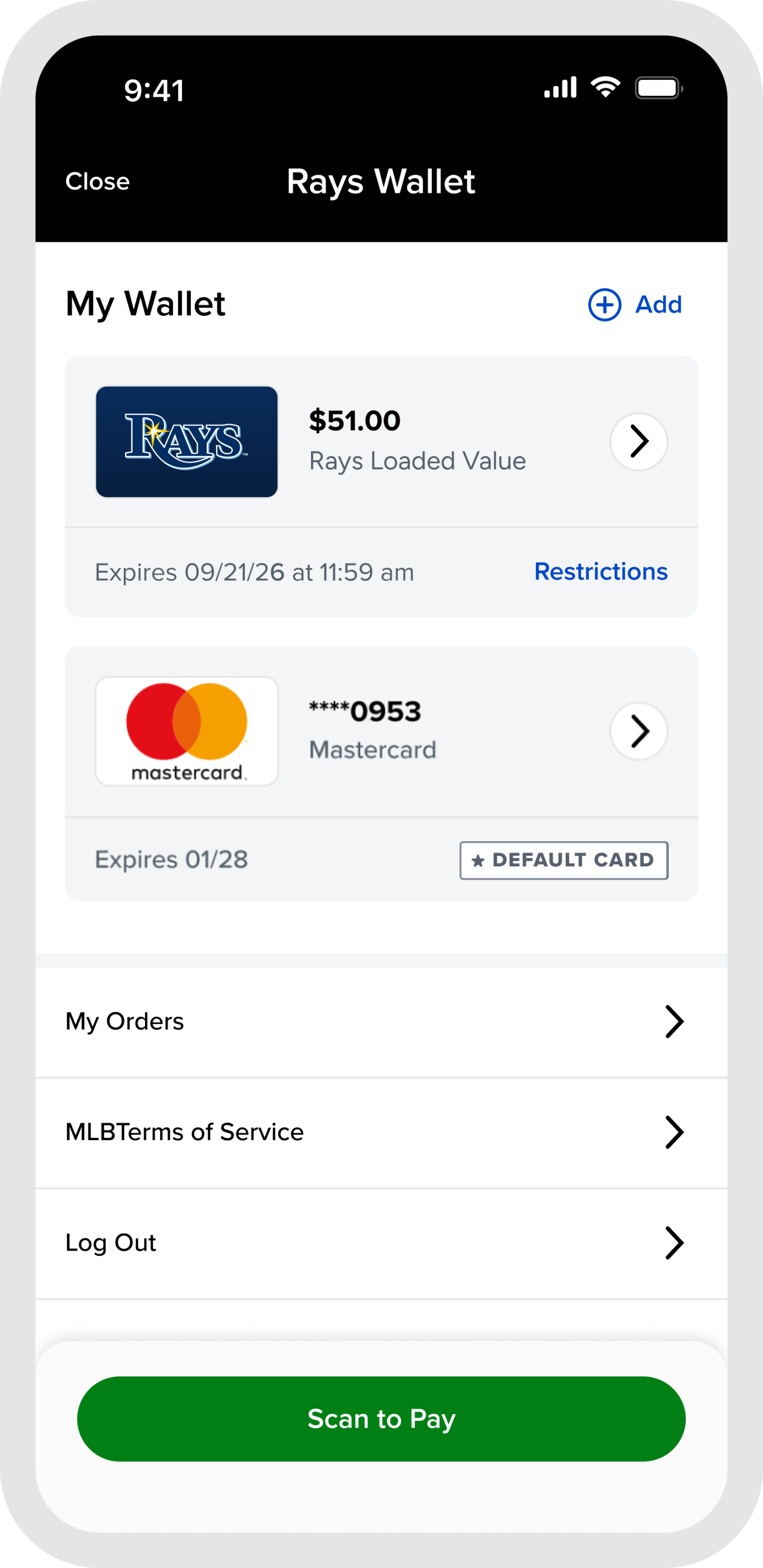 Rays Wallet | Tampa Bay Rays