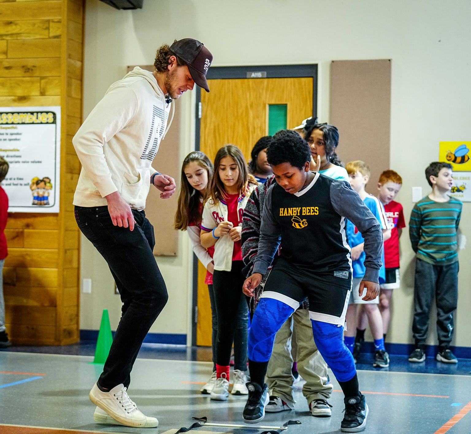 Alec Bohm hosts Phillies Phitness workout class presented by GIANT on ...