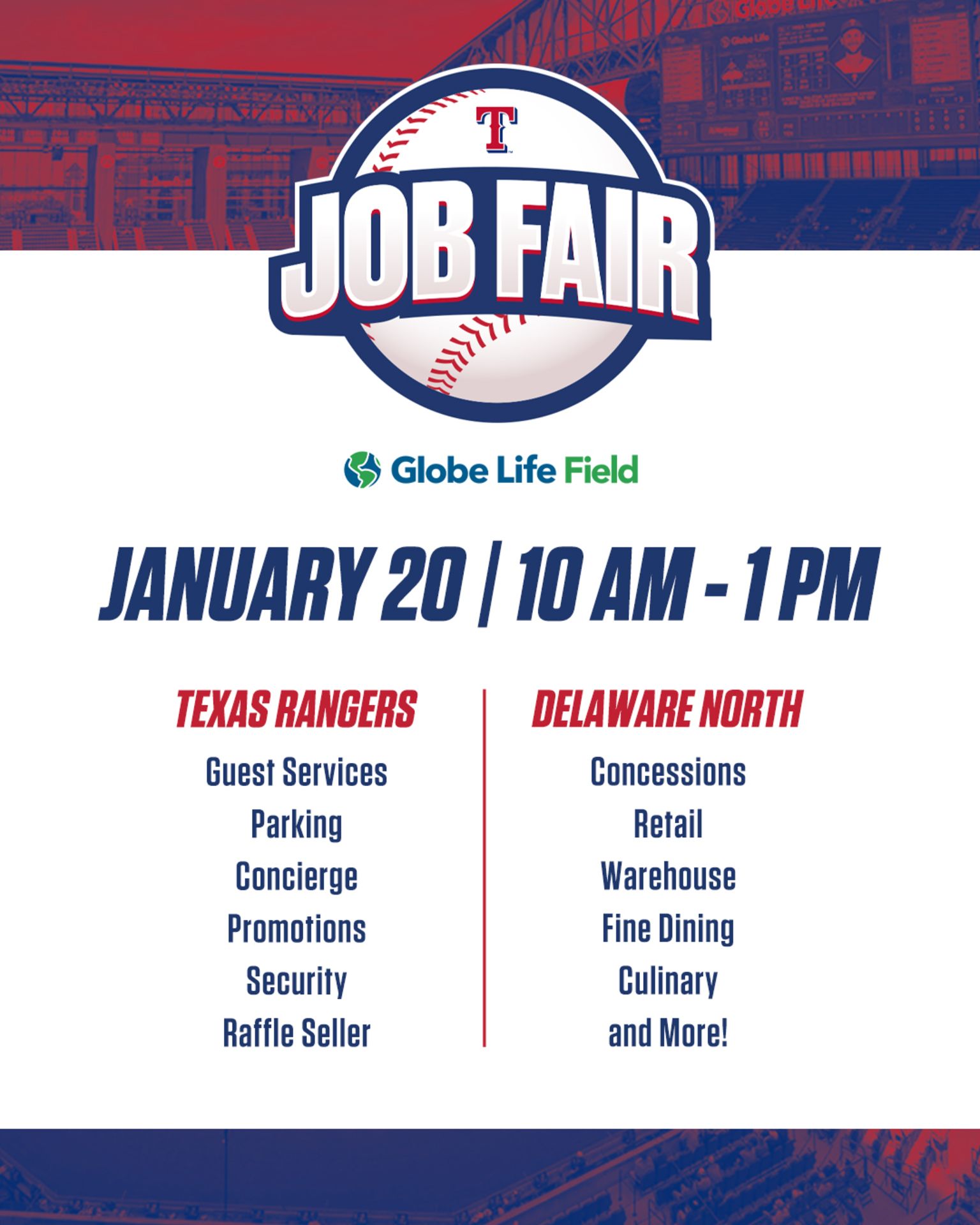 Rangers Job Opportunities | Texas Rangers