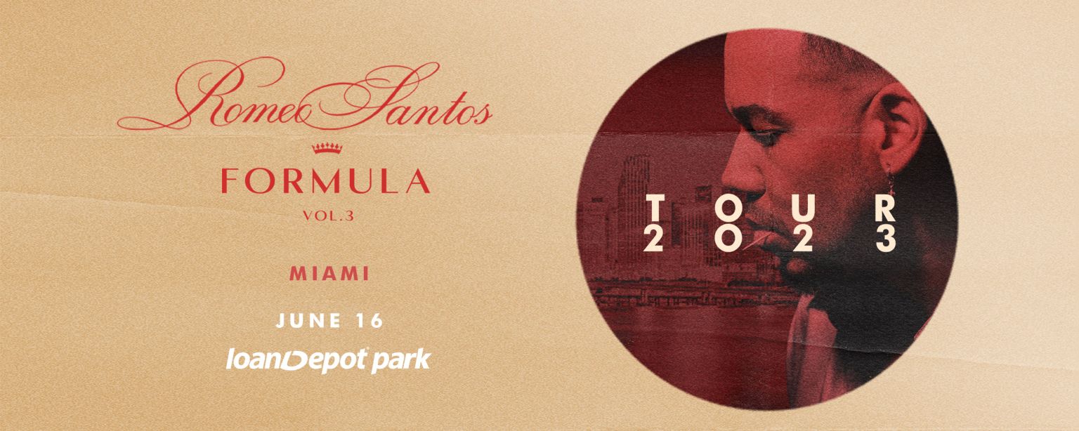 Romeo Santos Formula Vol. 3 Tour - Presale | Miami Marlins