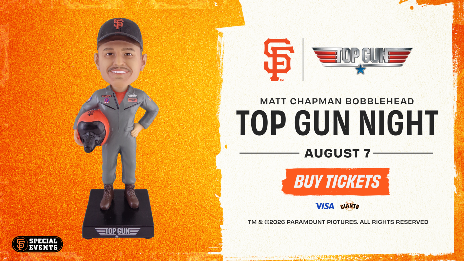 Top Gun Night | Special Events | San Francisco Giants