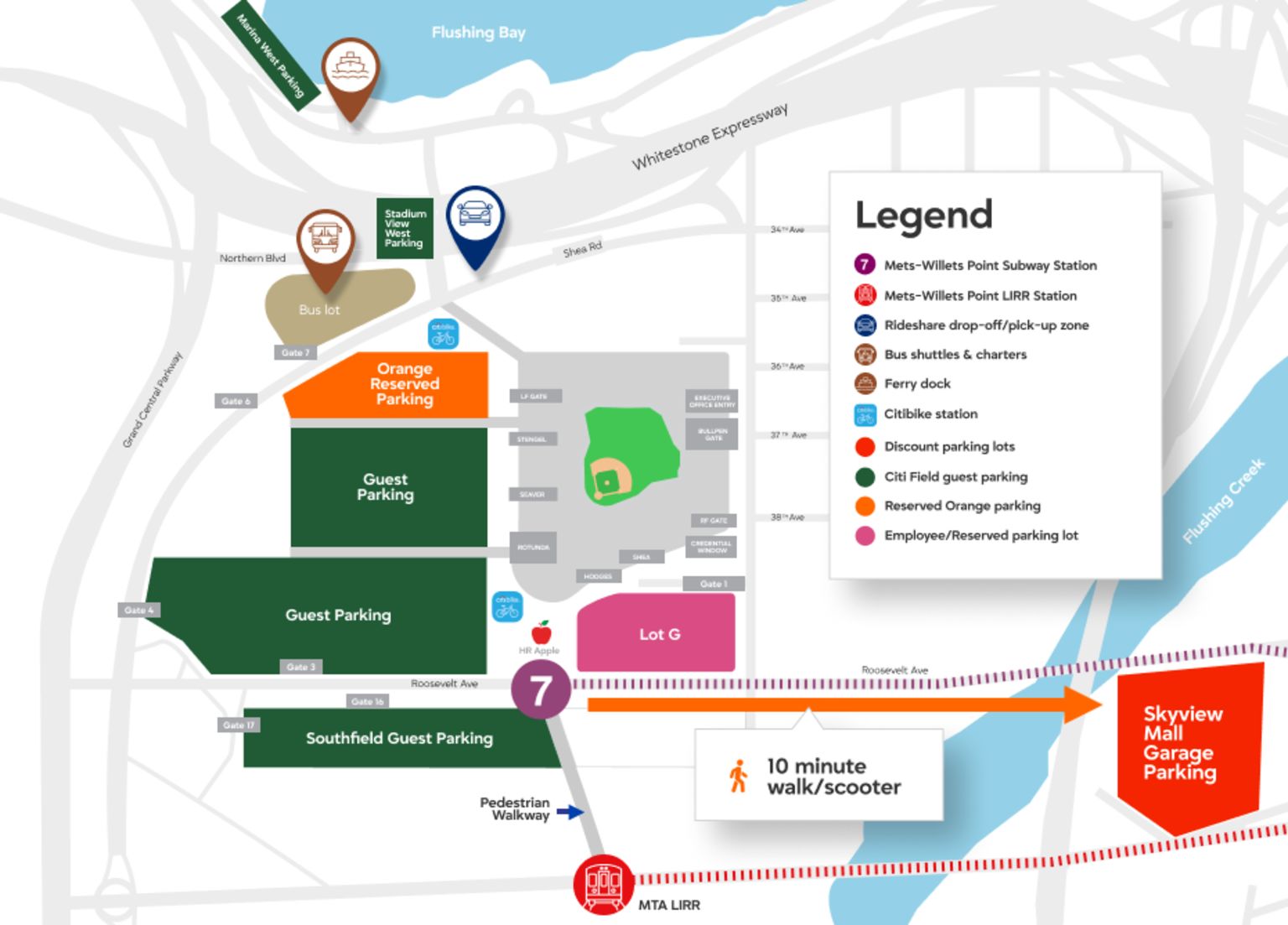 Stadium Parking Information | New York Mets