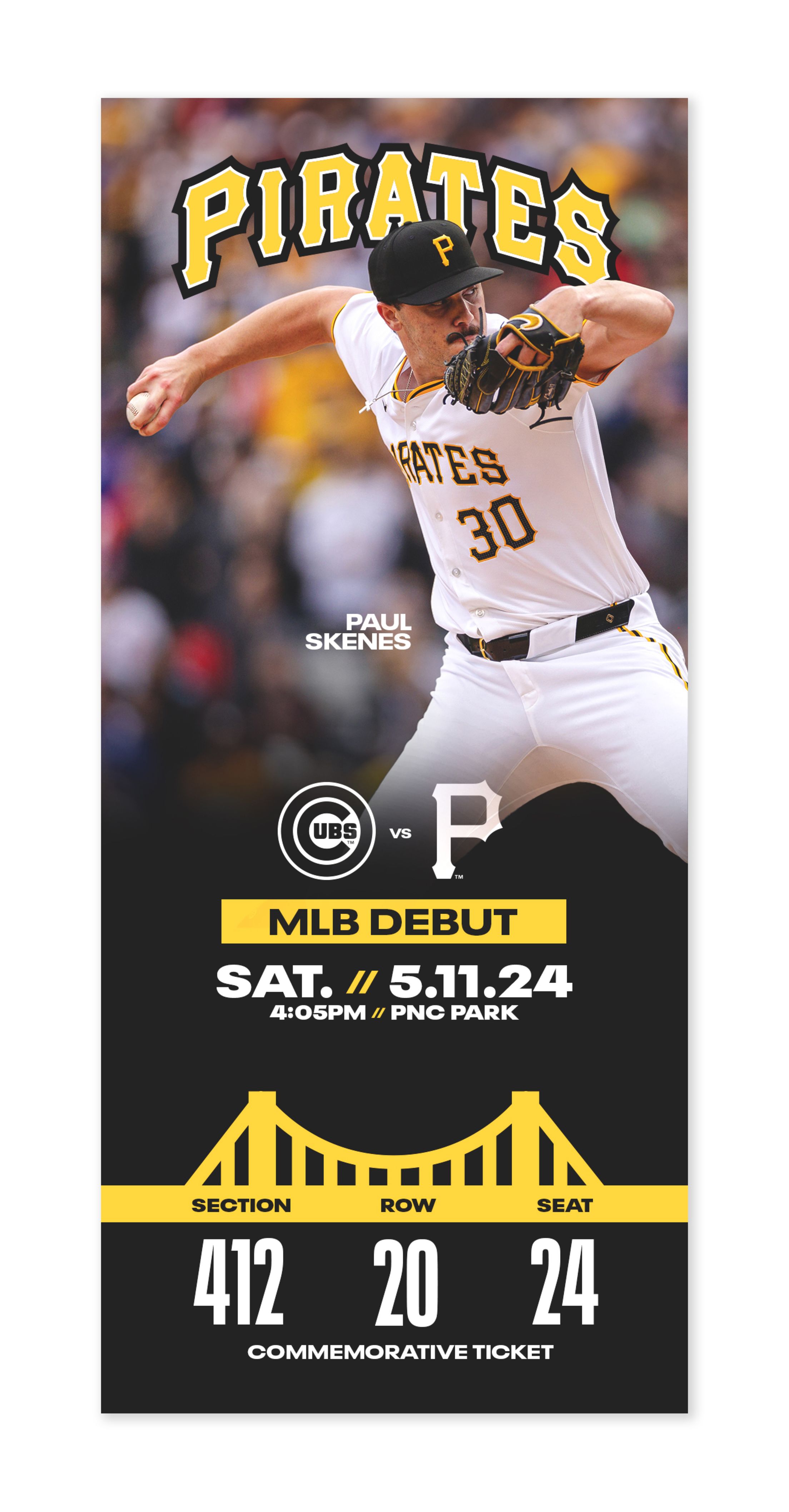 Souvenir Tickets | Pittsburgh Pirates