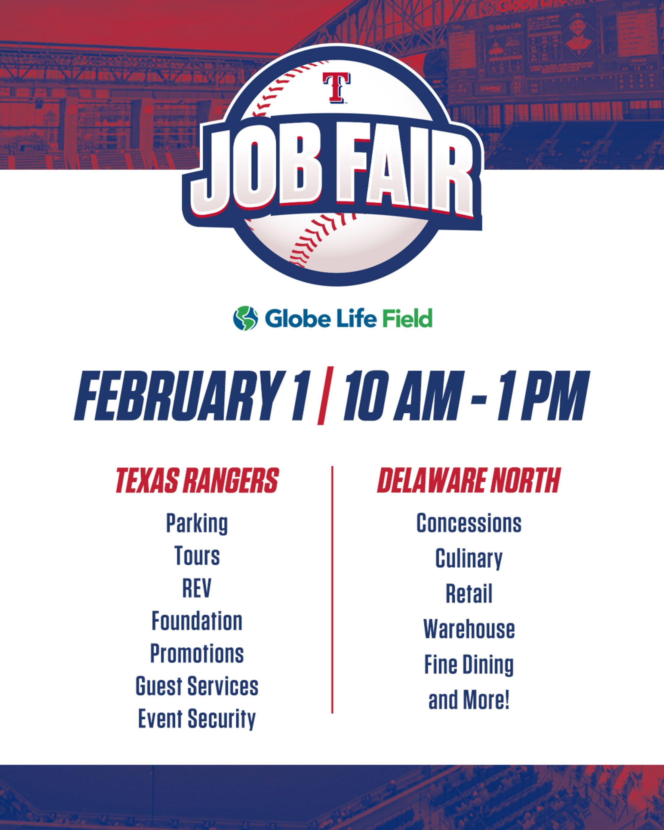 Rangers Job Opportunities | Texas Rangers