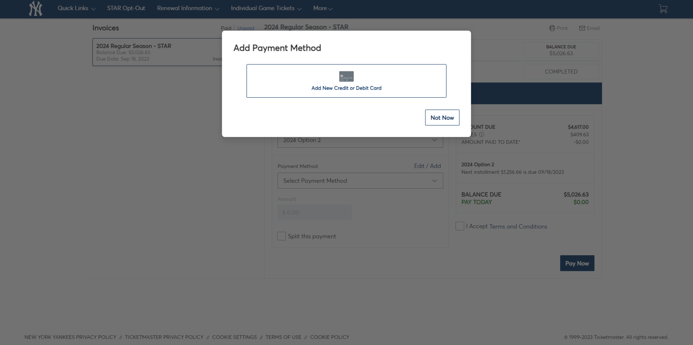 Invoice Payment Process | New York Yankees