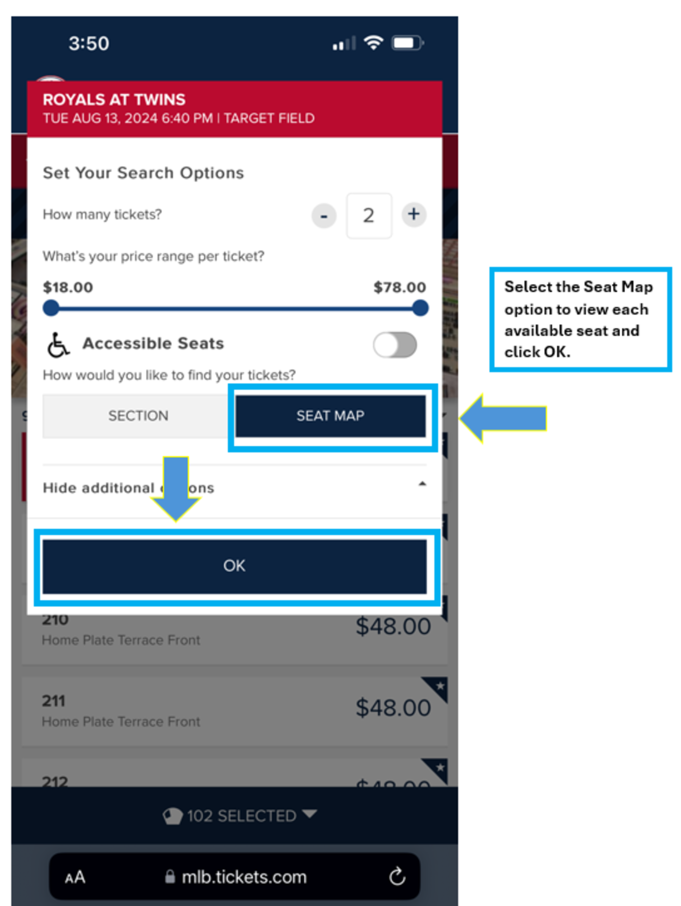 Choice Membership on Mobile | Minnesota Twins