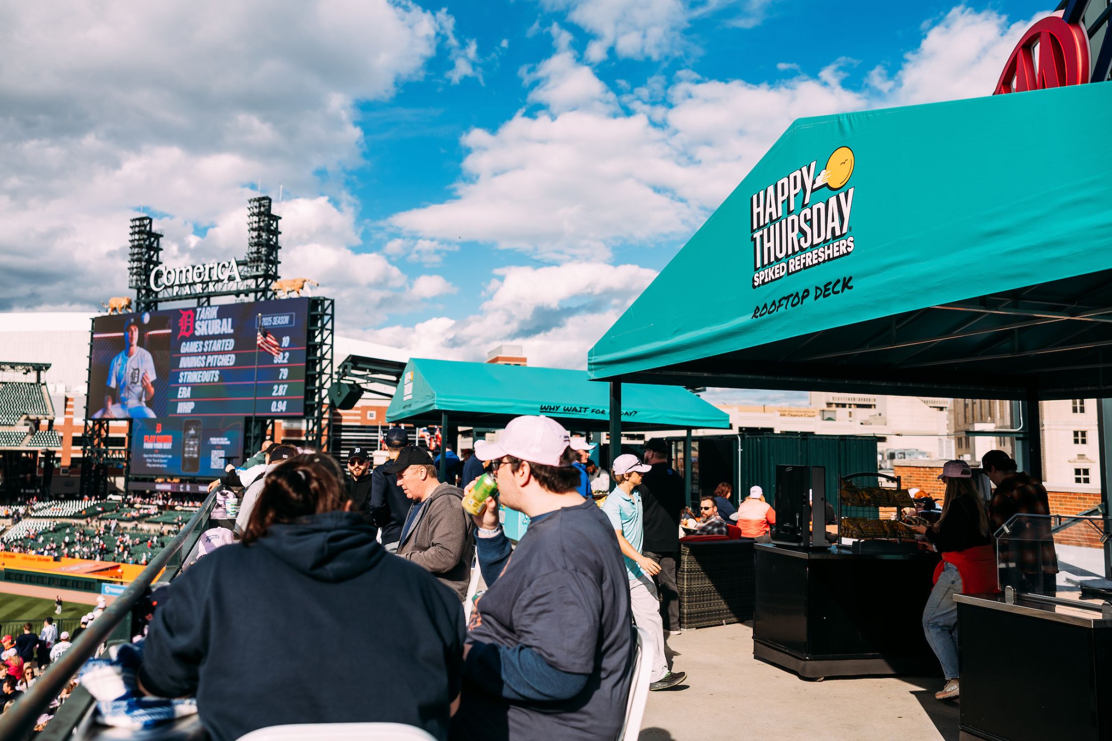 Happy Thursday Rooftop Deck | Detroit Tigers