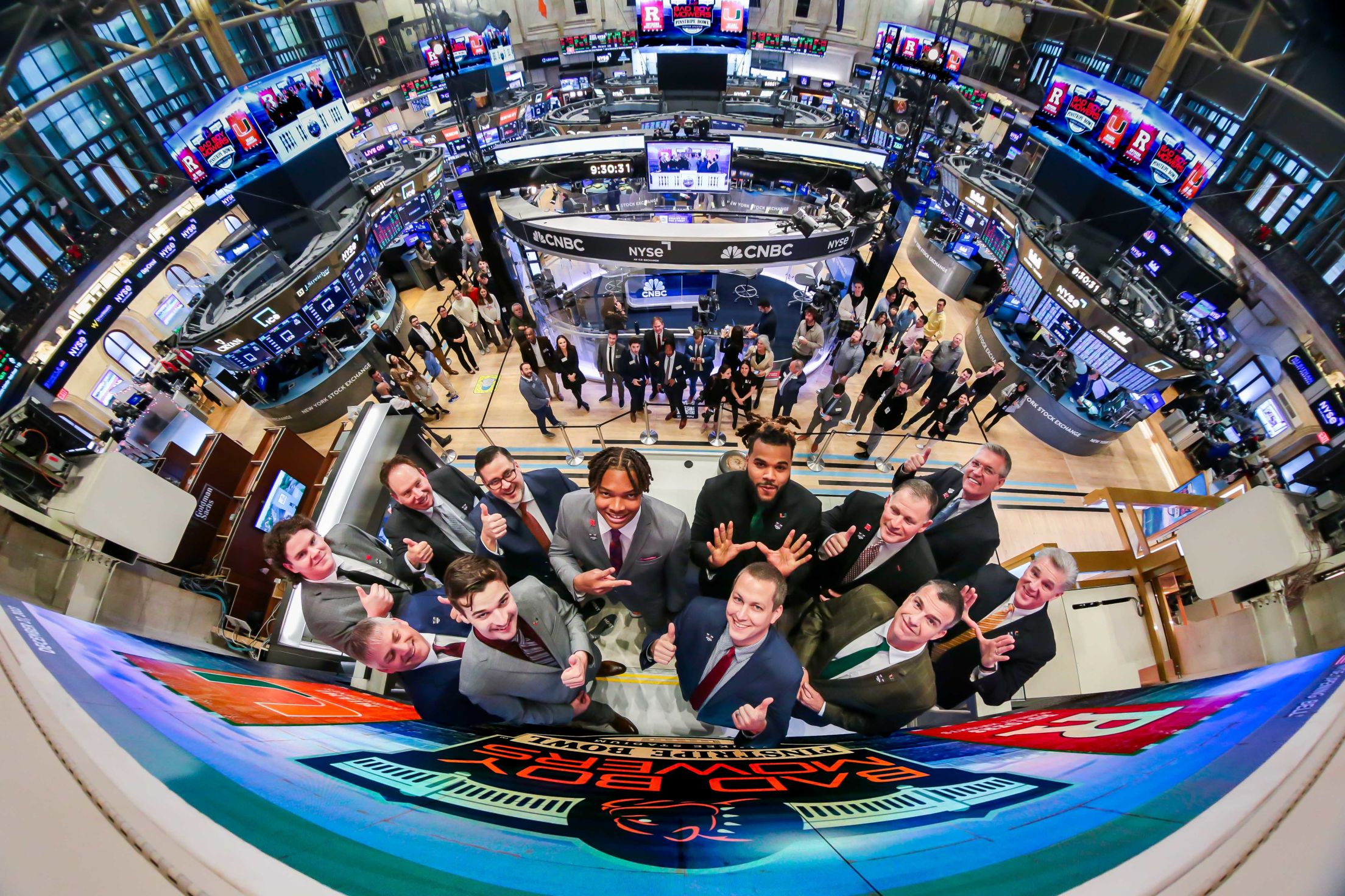 2023 Nyse Opening Bell Pinstripe Bowl New York Yankees