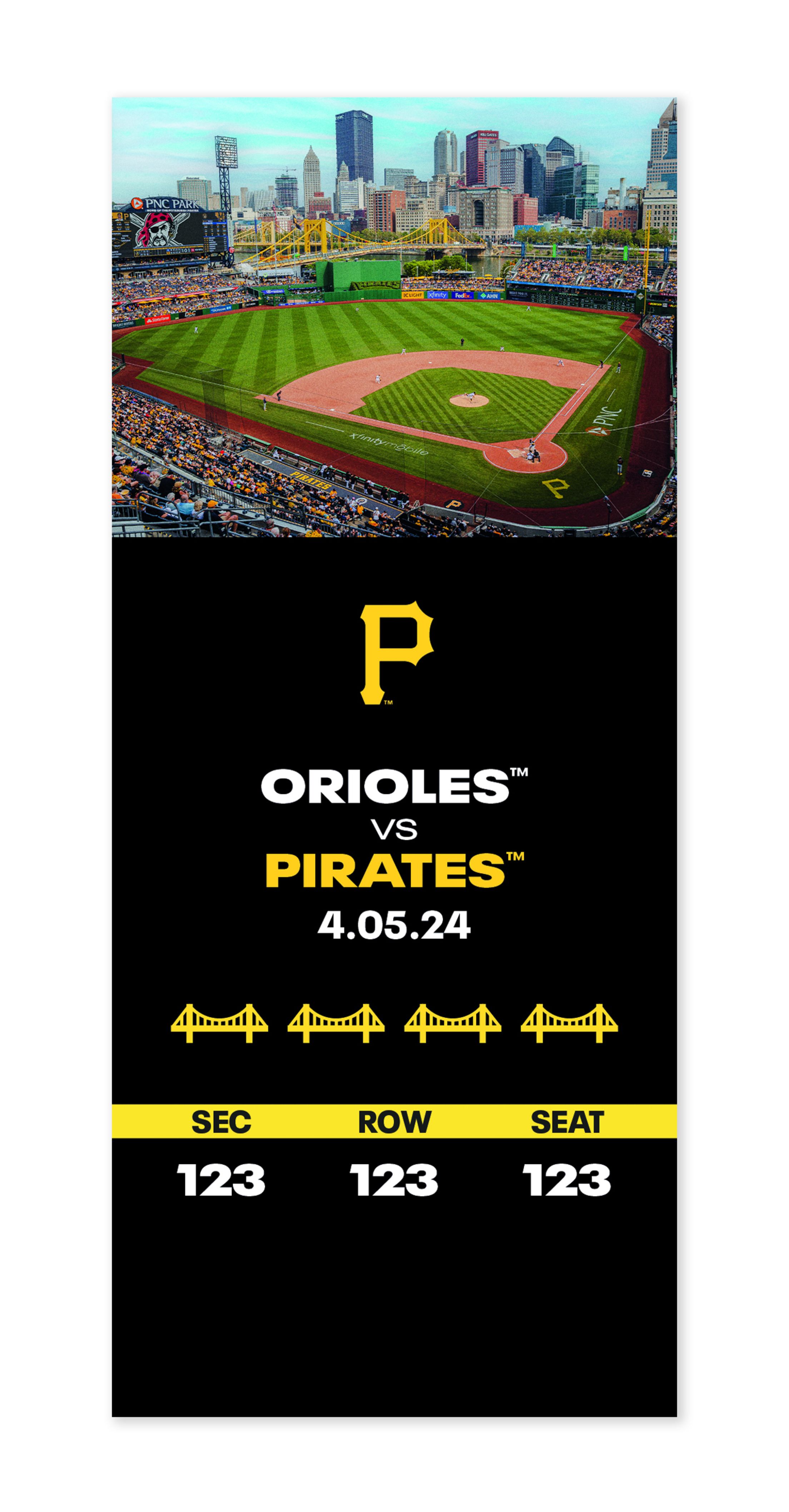 Souvenir Tickets | Pittsburgh Pirates