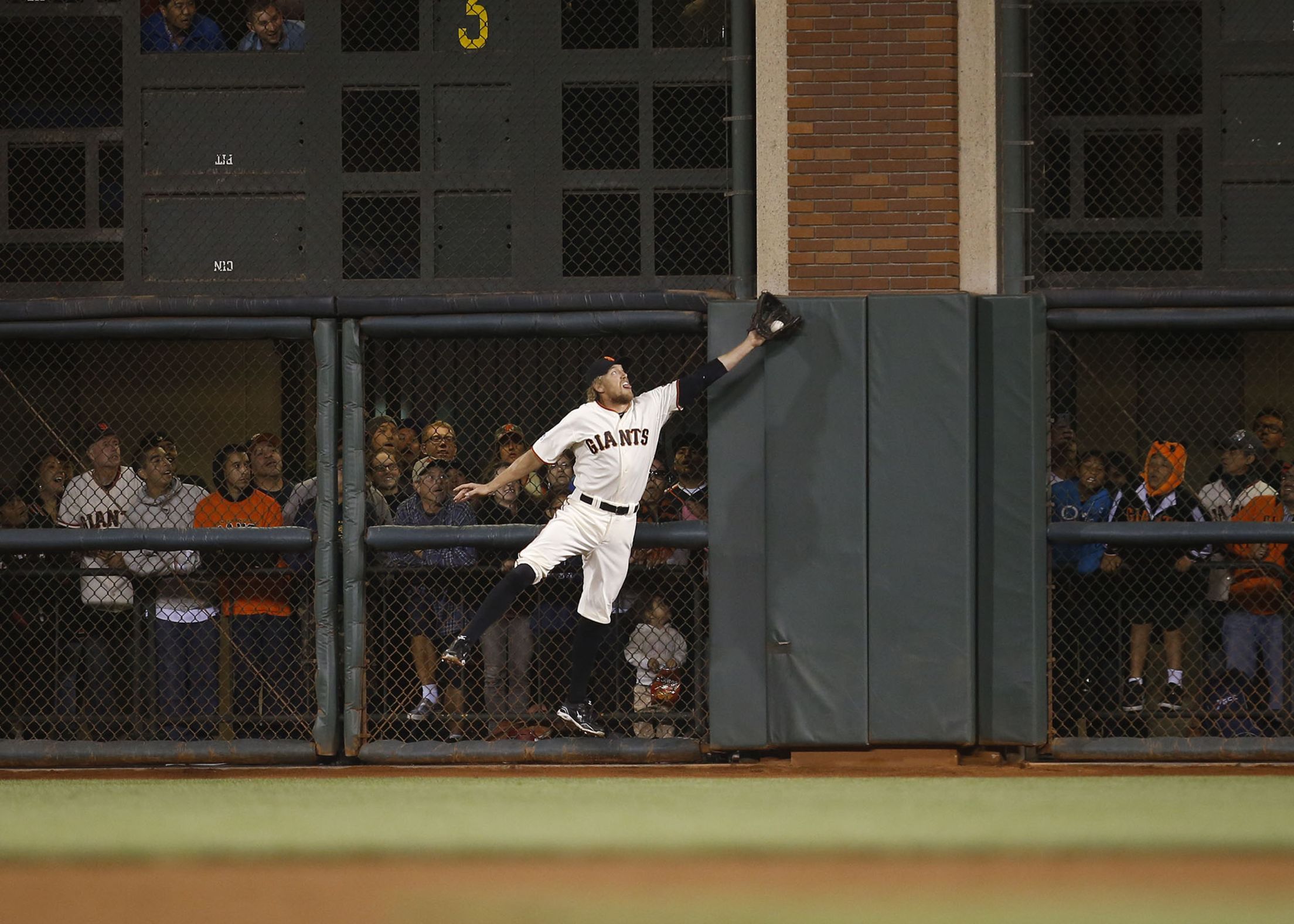 Hunter Pence Wall of Fame Ceremony at Oracle Park, Saturday, September ...