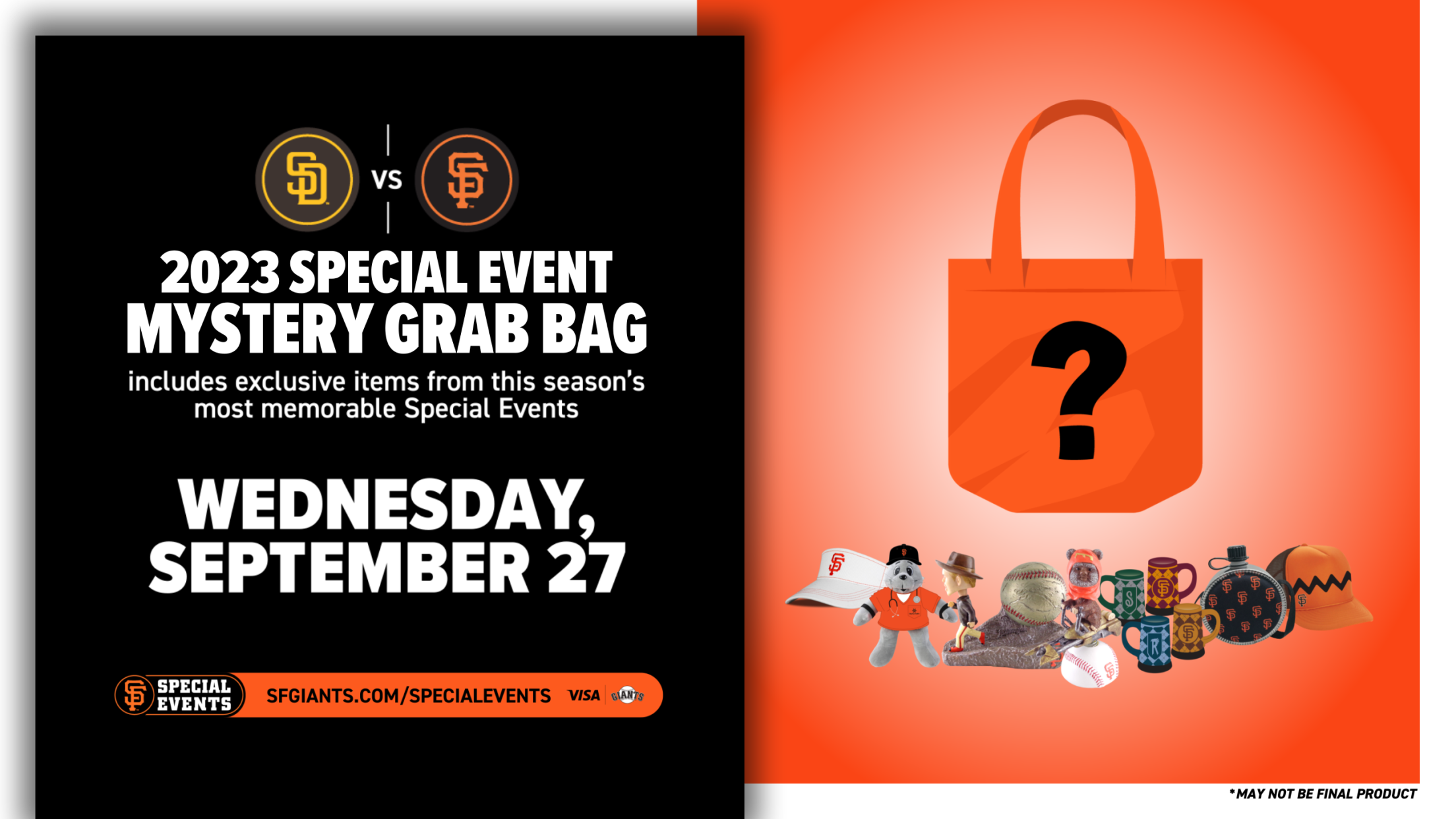 Mystery Grab Bag | Giants Special Event | San Francisco Giants
