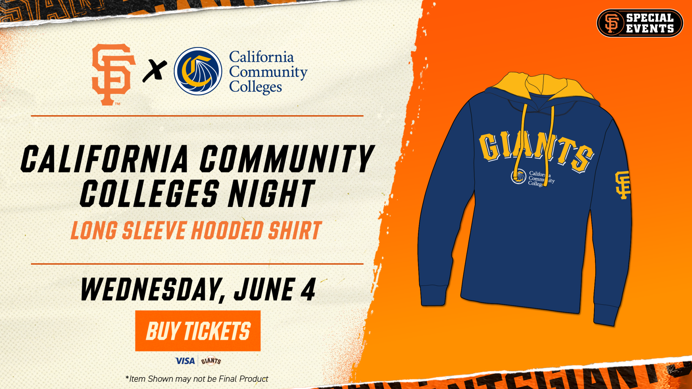 Community College Night | Special Event | San Francisco Giants