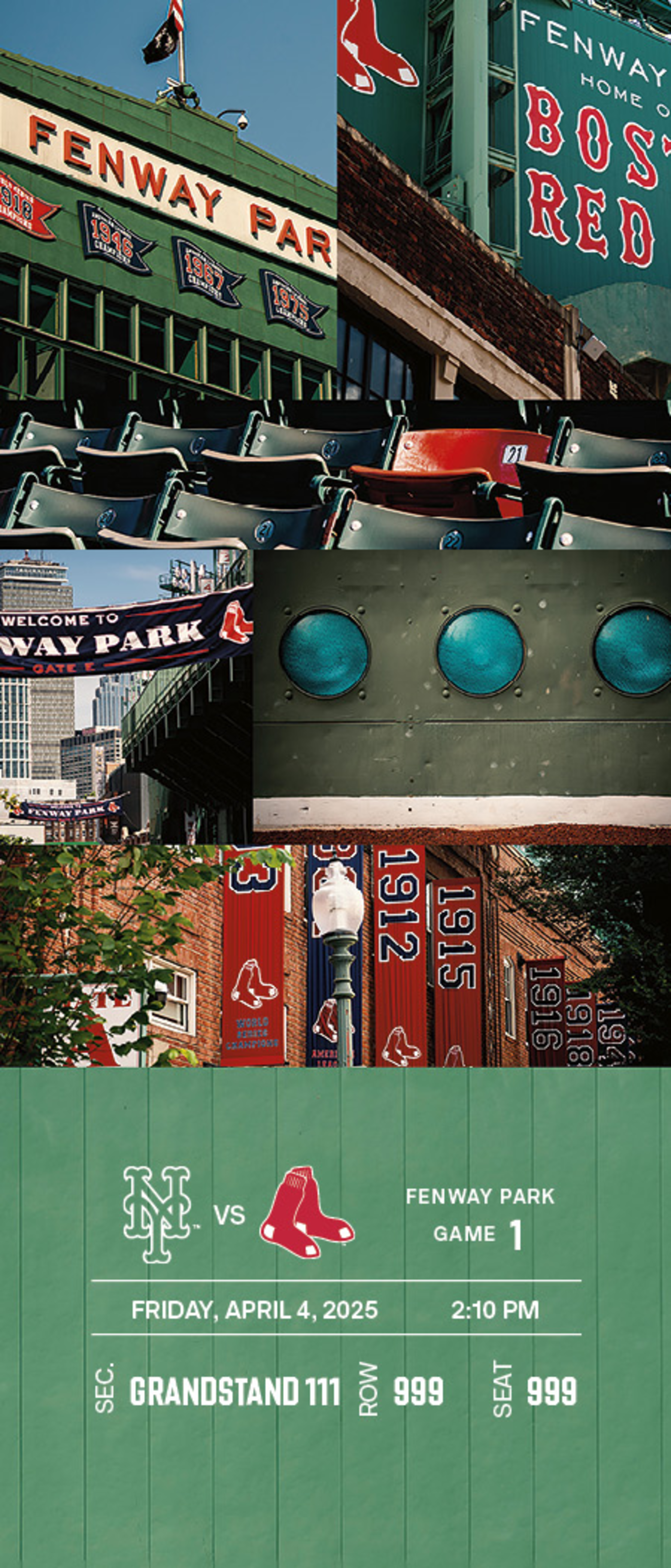 Commemorative Tickets | Boston Red Sox