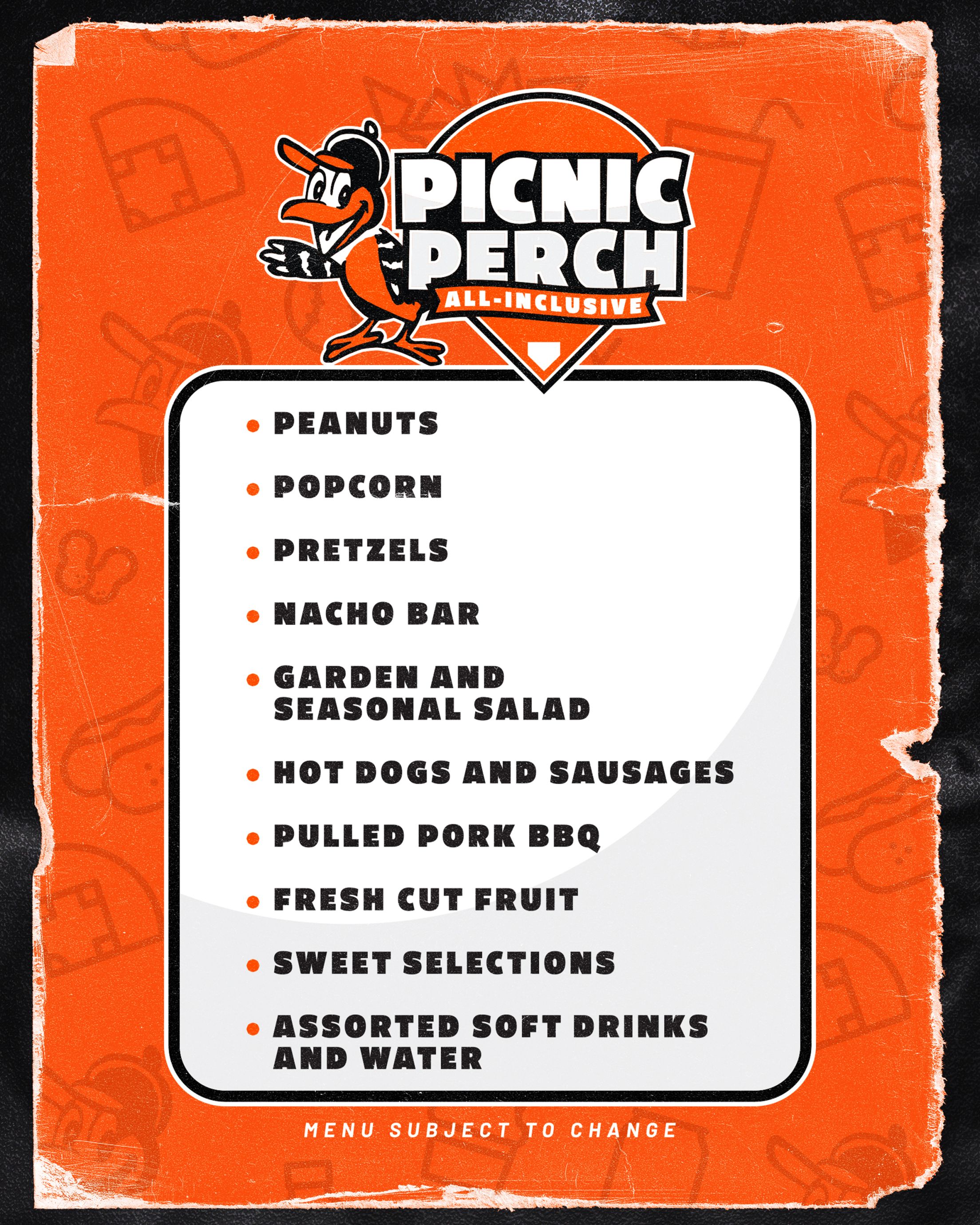 All-Inclusive Picnic Perch | Baltimore Orioles