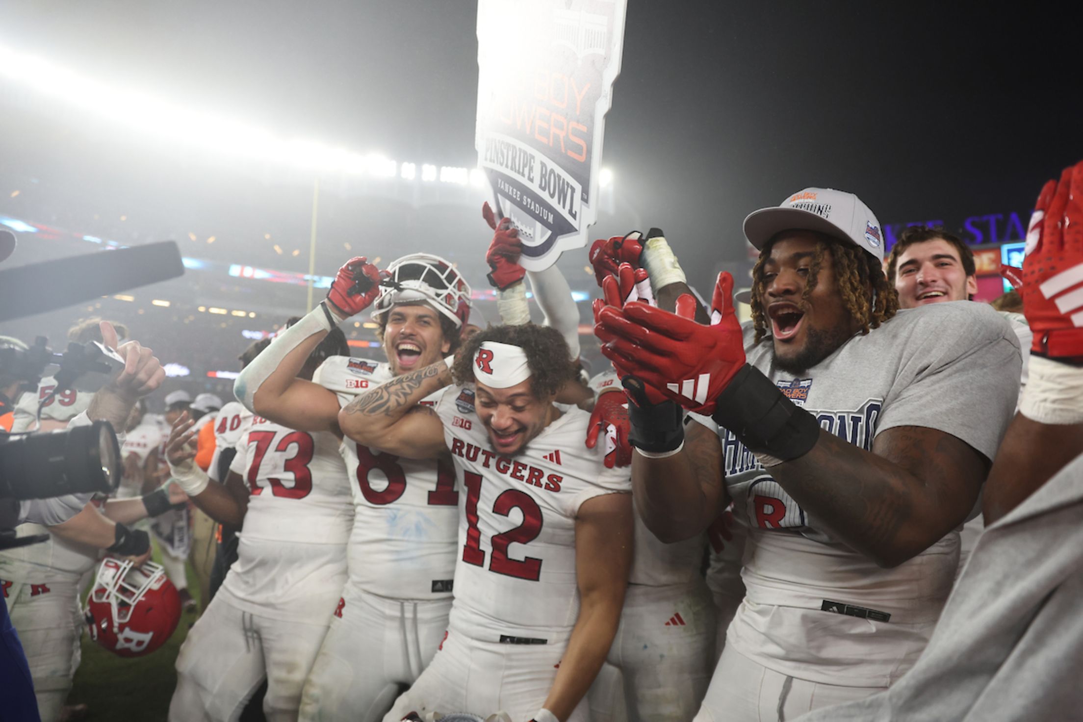 2023 Champion Rutgers | Pinstripe Bowl | New York Yankees