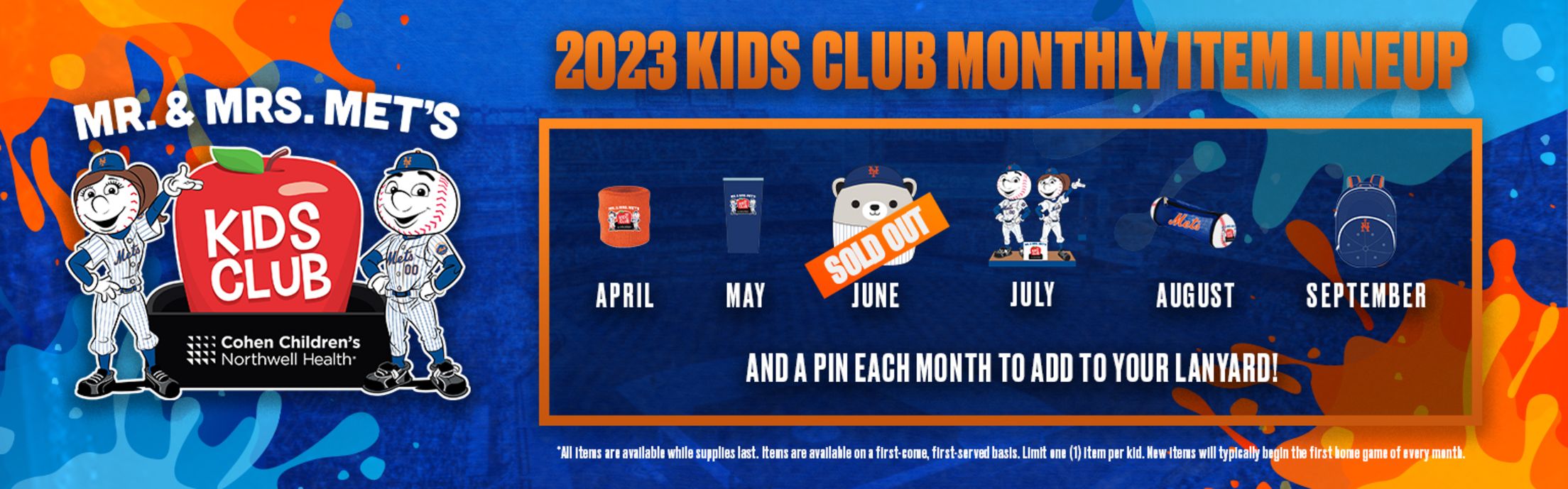 Mr. and Mrs. Met's Kids Club | New York Mets