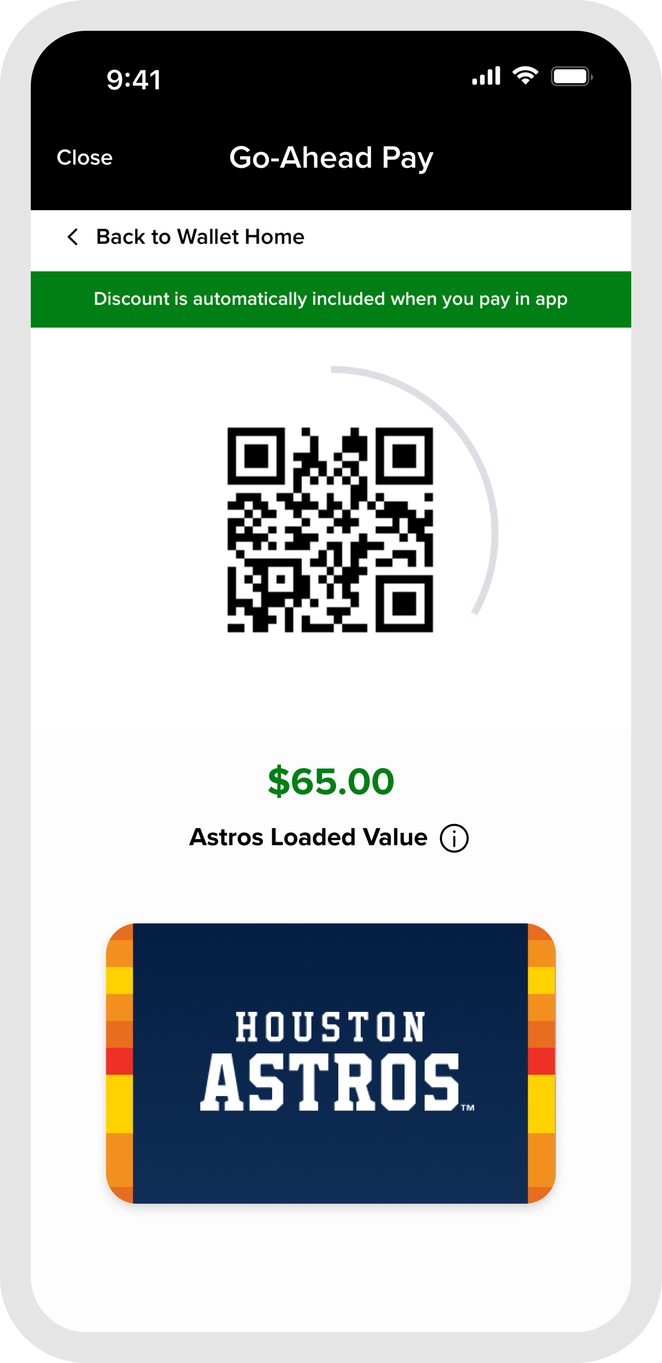 Go-Ahead Pay | Houston Astros