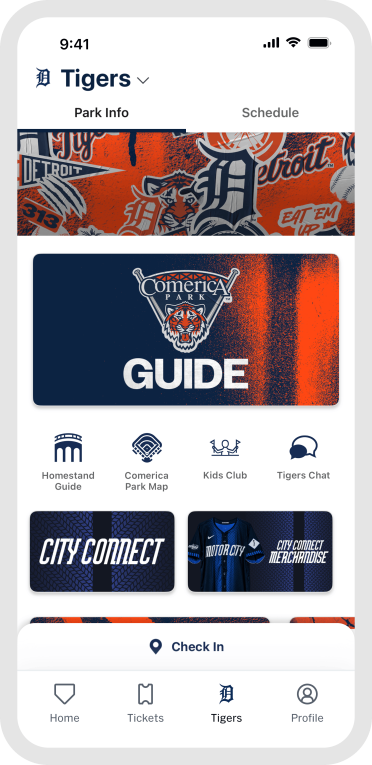 MLB Ballpark App | Detroit Tigers