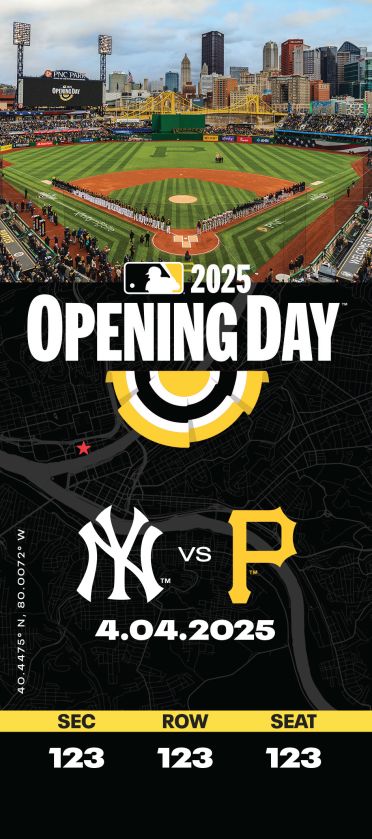 Souvenir Tickets | Pittsburgh Pirates