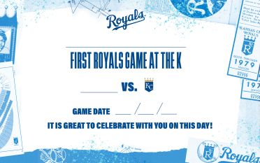 First Game Certificate | Kansas City Royals