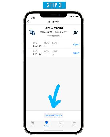 Digital Ticketing in the MLB Ballpark app | Miami Marlins