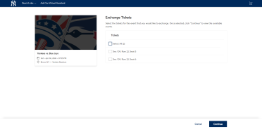 Future Game Ticket Exchange Program Process | New York Yankees