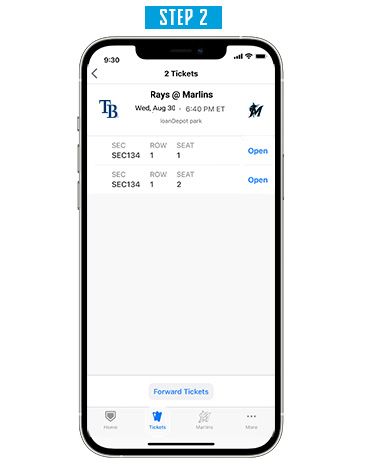 Digital Ticketing in the MLB Ballpark app | Miami Marlins