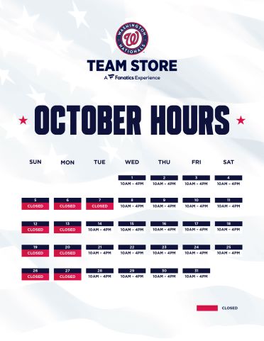 Nationals Team Store | Washington Nationals