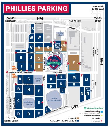 Parking Information | Philadelphia Phillies