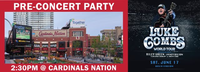 Luke Combs Concert | St. Louis Cardinals